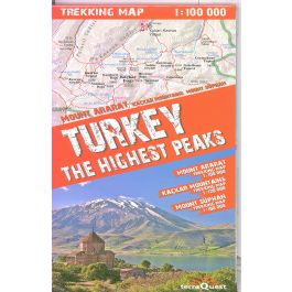 Turkey: The Highest Peaks Trekking Map