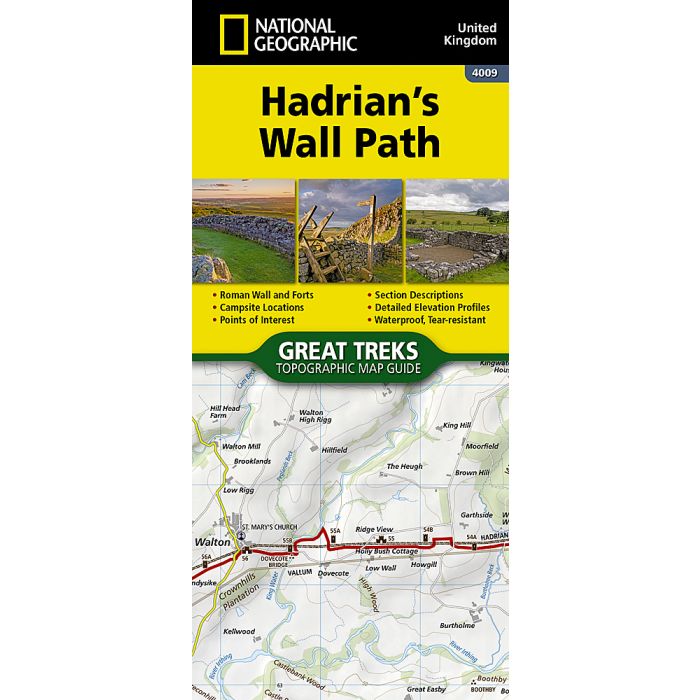 Hadrians Wall Map Walking In Hadrian's Footsteps . . . | A Balanced
